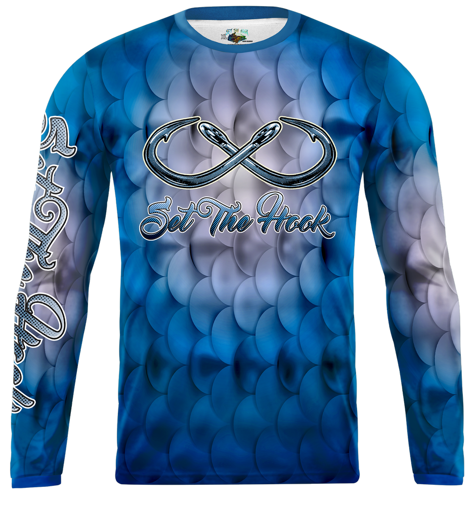 Striper Scales Blue – Tide Chasers Fishing Gear